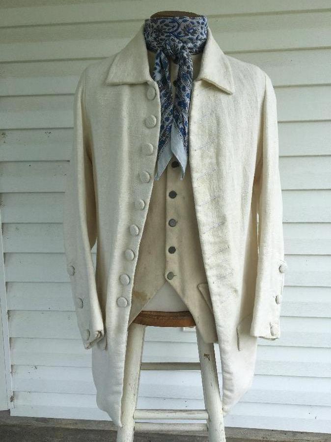 Fabrics-store Matthew "A corse linen 1770s"